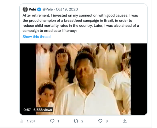 Beyond football – Pelé’s humanitarian dimension and support for ...